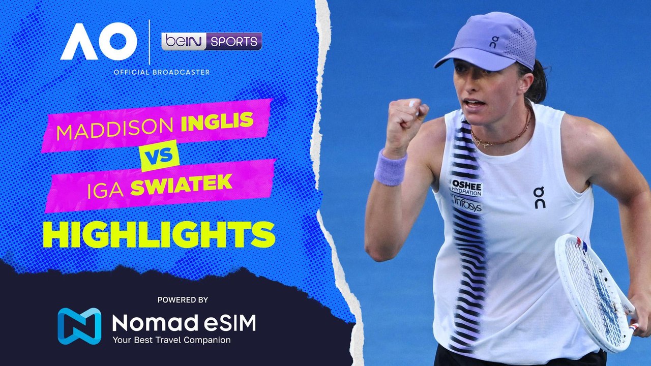 Maddison Inglis vs Iga Swiatek | Match Highlights | Australian Open ...