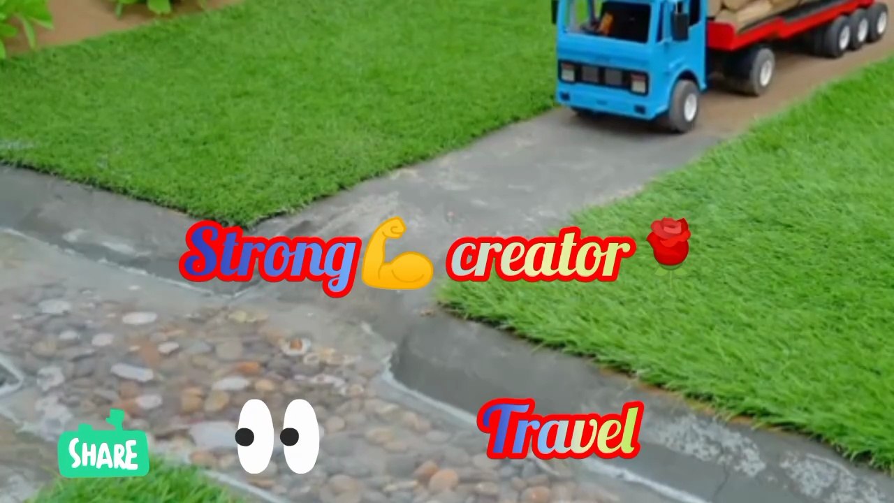 DIY Mini Truck Builds Strong Cement ‎Bridge | Creative Engineering ...