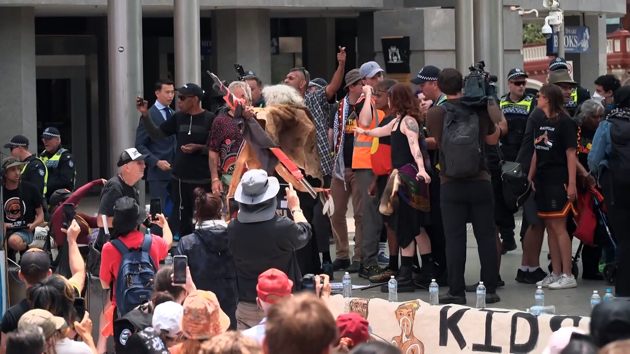 Man charged with making explosives after throwing device into crowd ...