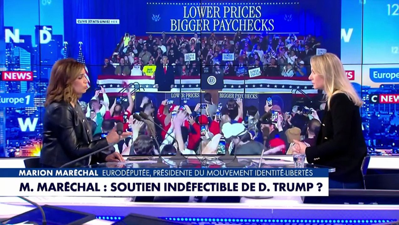 «Le gouvernement est tenu par les Socialistes», dénonce Marion Maréchal ...