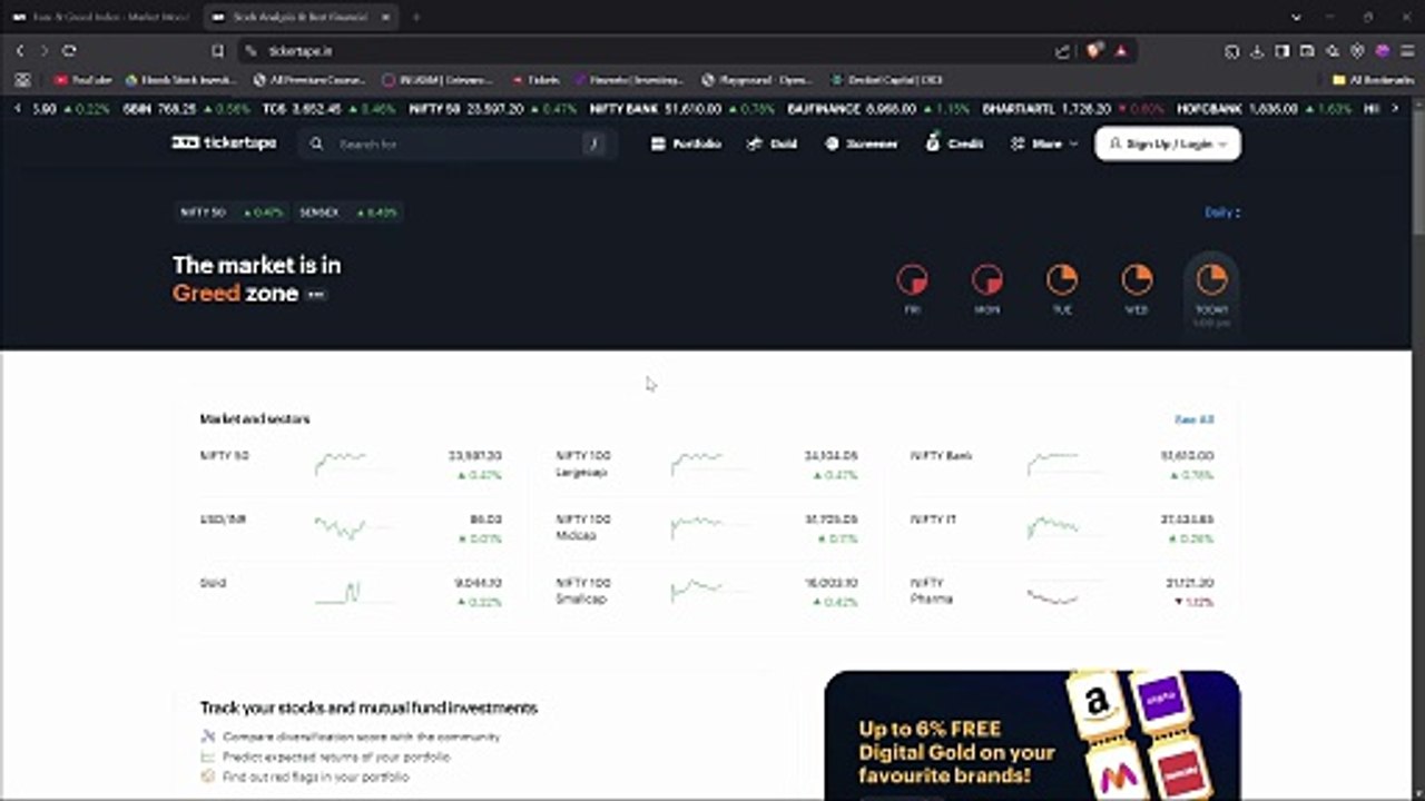 How to extract Market Mood Index from TicketTape using python - video ...