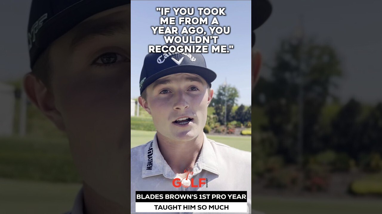 Blades Brown learned the hard way! #golf - video Dailymotion
