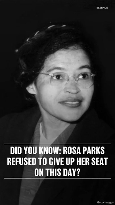 WATCH: In My Feed -Did You Know: Rosa Parks Refused To Give Up Her Seat ...