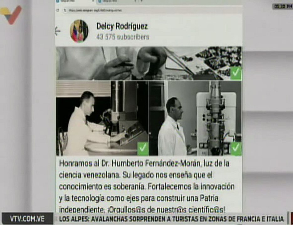 Presidenta (E): Honramos el legado del Dr. Humberto Fernández-Morán ...