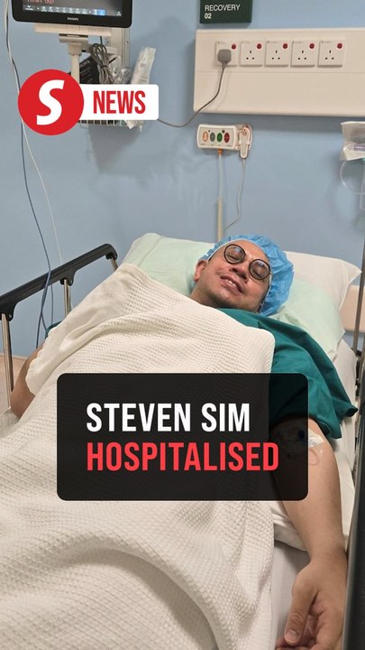 Steven Sim hospitalised for extreme fatigue - video Dailymotion