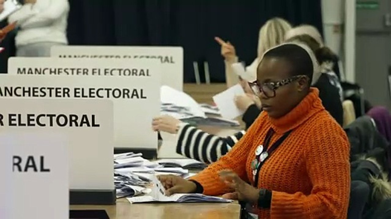 Gorton & Denton by-election vote counting - video Dailymotion