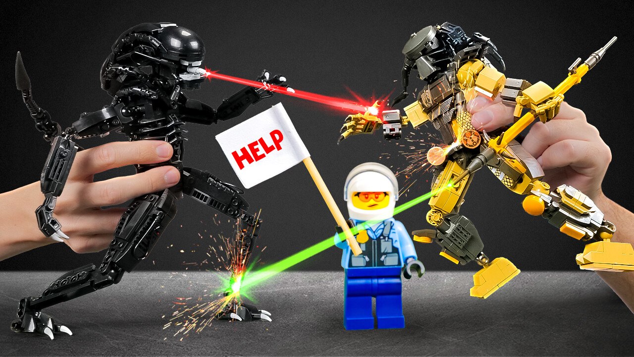 New Lego Crafts To Inspire You! ⚔️👾 Big Fights & Creepy Battles - video ...