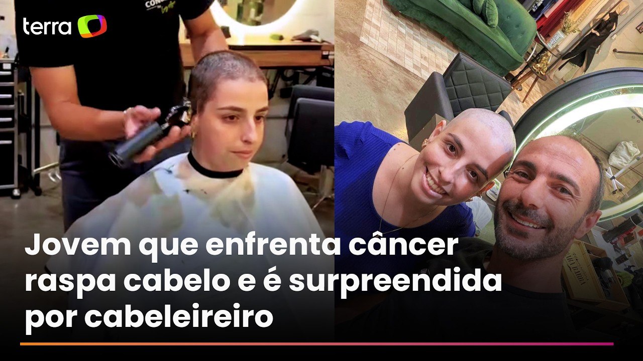 Jovem de 29 anos que enfrenta câncer raspa cabelo e é surpreendida por ...