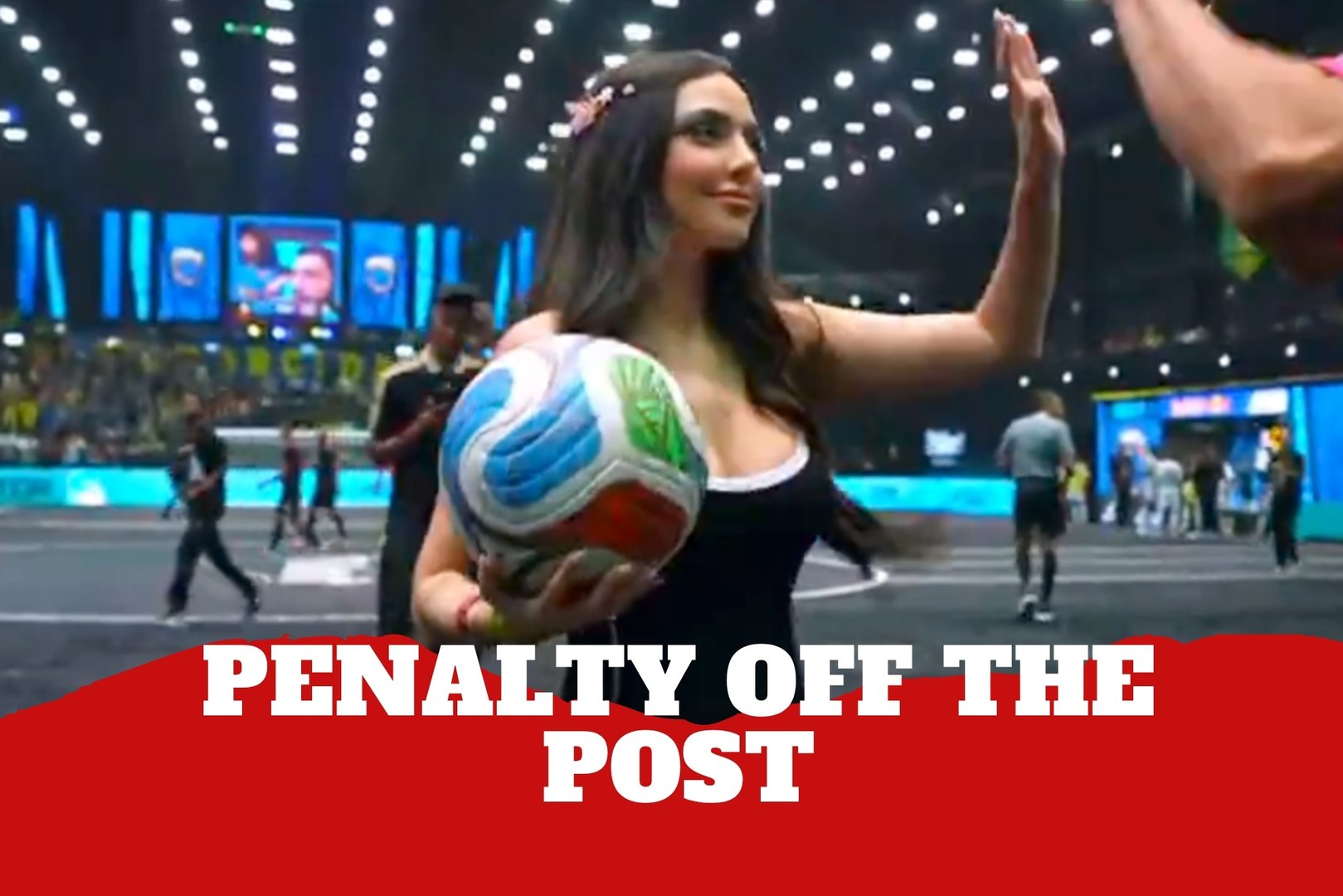 Nyvi falla un penal clave en un streaming de la Kings League Brasil ...