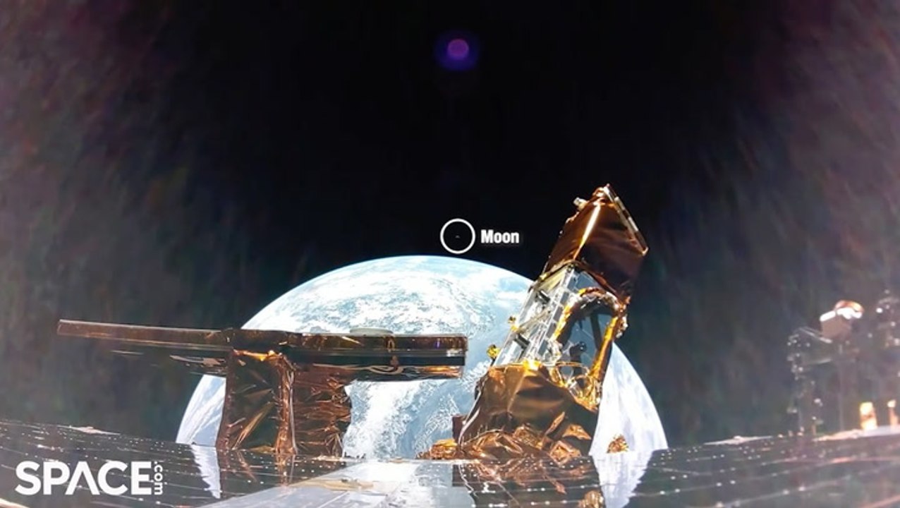 Firefly's Blue Ghost Lander Sees Earth Eclipse Moon In Amazing Time ...