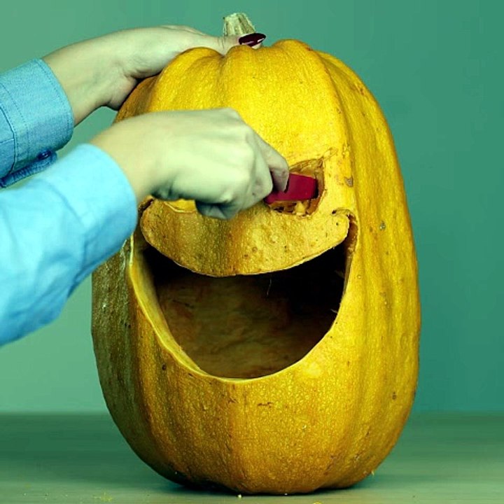 DIY Halloween pumpkin with an extra spooky twist🎃 - video Dailymotion