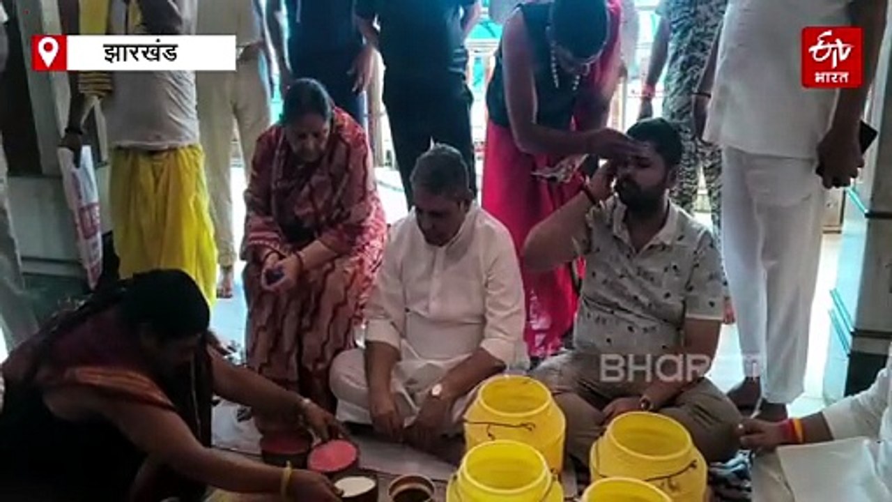 देवघर के बैद्यनाथ धाम में बिहार के डिप्टी सीएम विजय चौधरी ने की पूजा ...