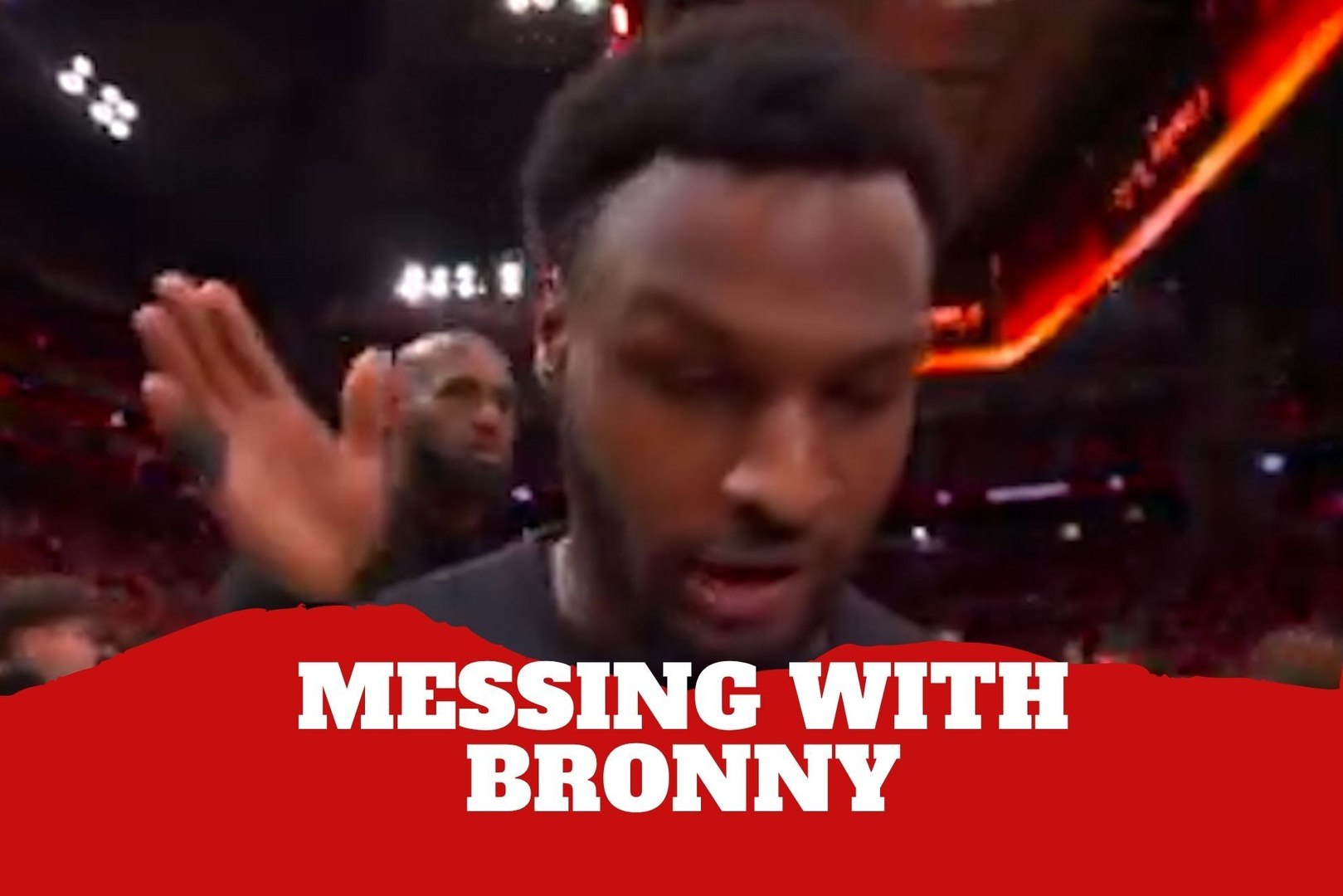 LeBron messes with Bronny James during a live interview - MARCA TV English