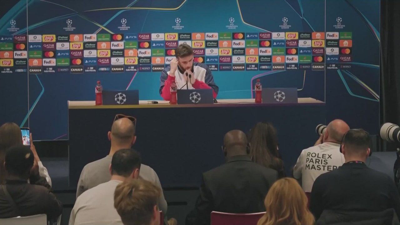 Kvicha Kvaratskhelia full press conference ahead of PSG vs. Bayern ...