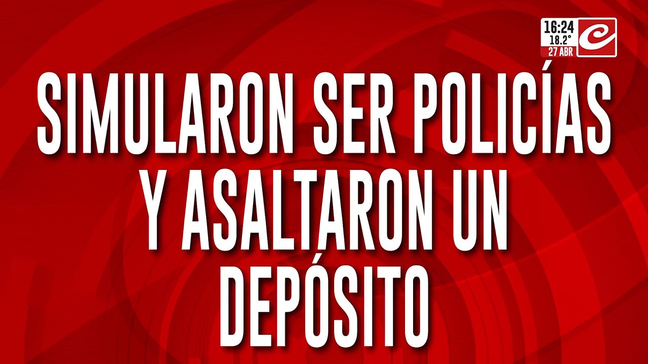 Simularon ser policías y asaltaron un depósito: tremendo robo comando ...