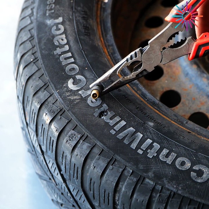 Let's fix a tire temporarily - video Dailymotion