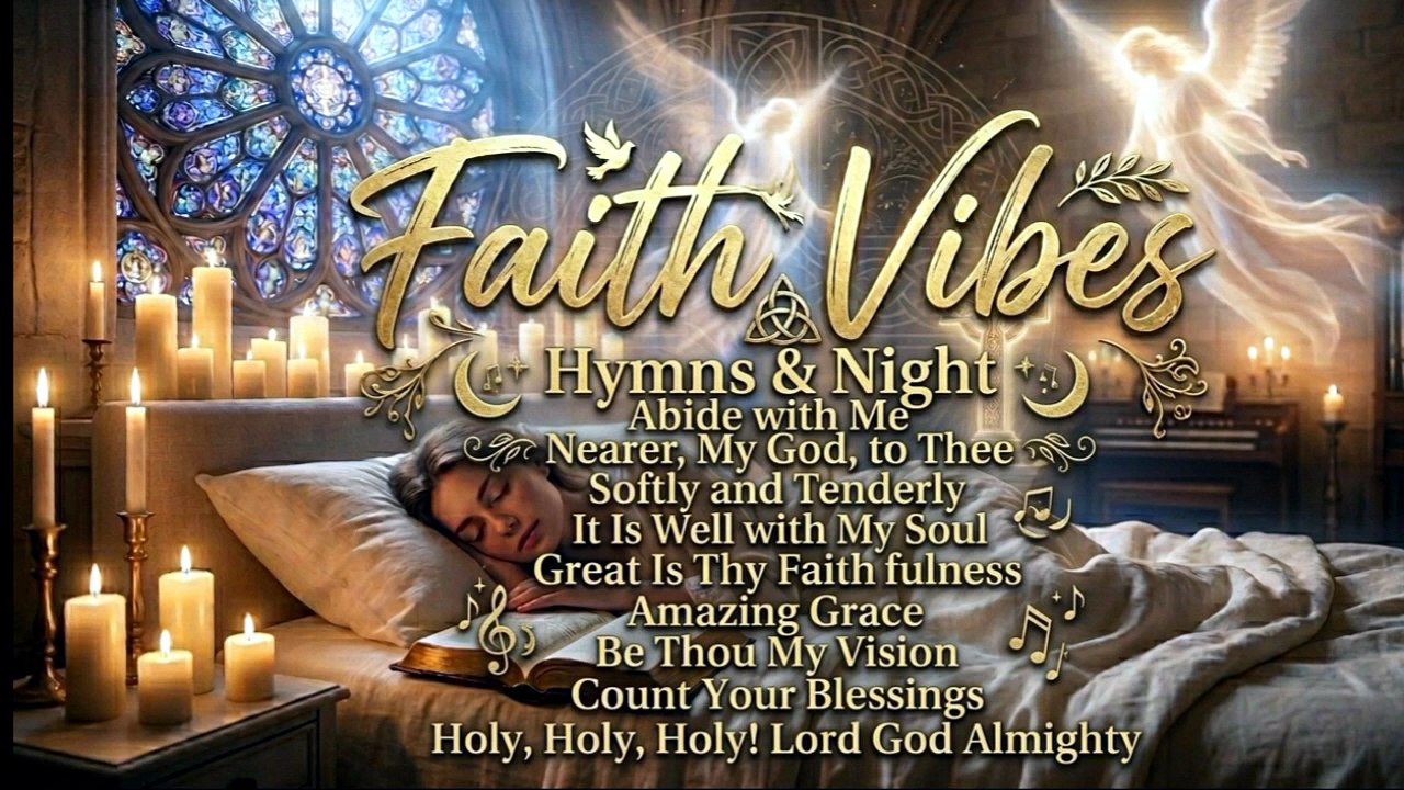 Peaceful Christian Sleep Music Hymns | Relaxing Worship Night Prayer ...