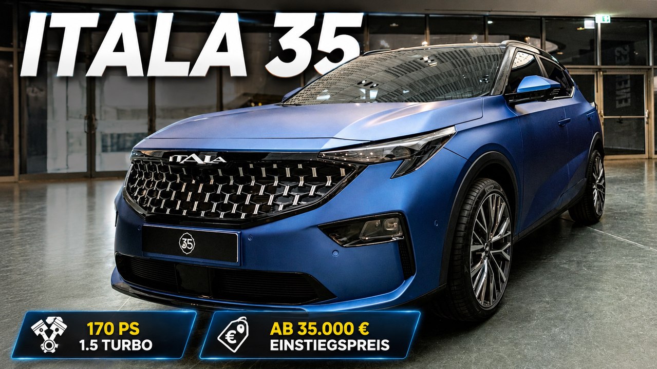 Neuer Itala 35 mit 170 PS startet ab 35.000 Euro - video Dailymotion