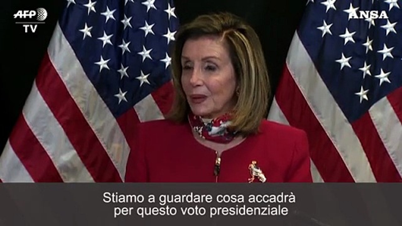 Usa 2020, Pelosi rieletta: "Orgogliosa per il fatto che abbiamo ...