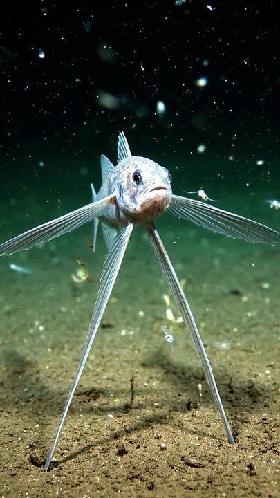 The Fish That Stands on Stilts | Deep Sea Tripod Fish | Deep Wildlife ...