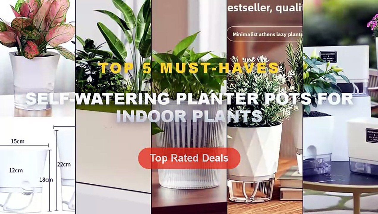 Ultimate Guide to the Best Self Watering Planter Pots For Indoor Plants ...