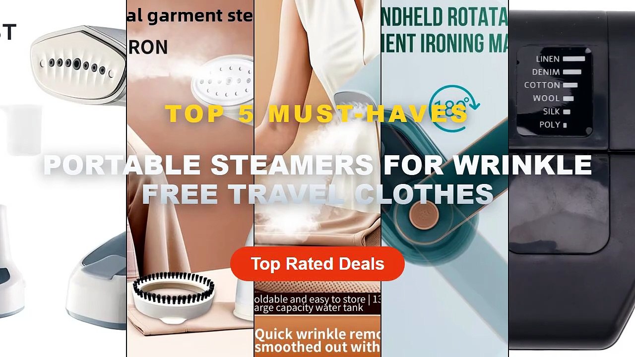 Cheap & Best Portable Steamers For Wrinkle Free Travel Clothes Unboxing ...