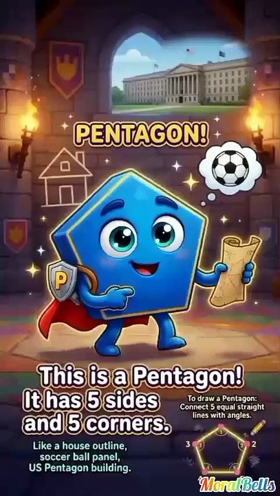 👉 "Learn Pentagon Shape ⬟ | Shapes for Kids | Fun Learning Video # ...