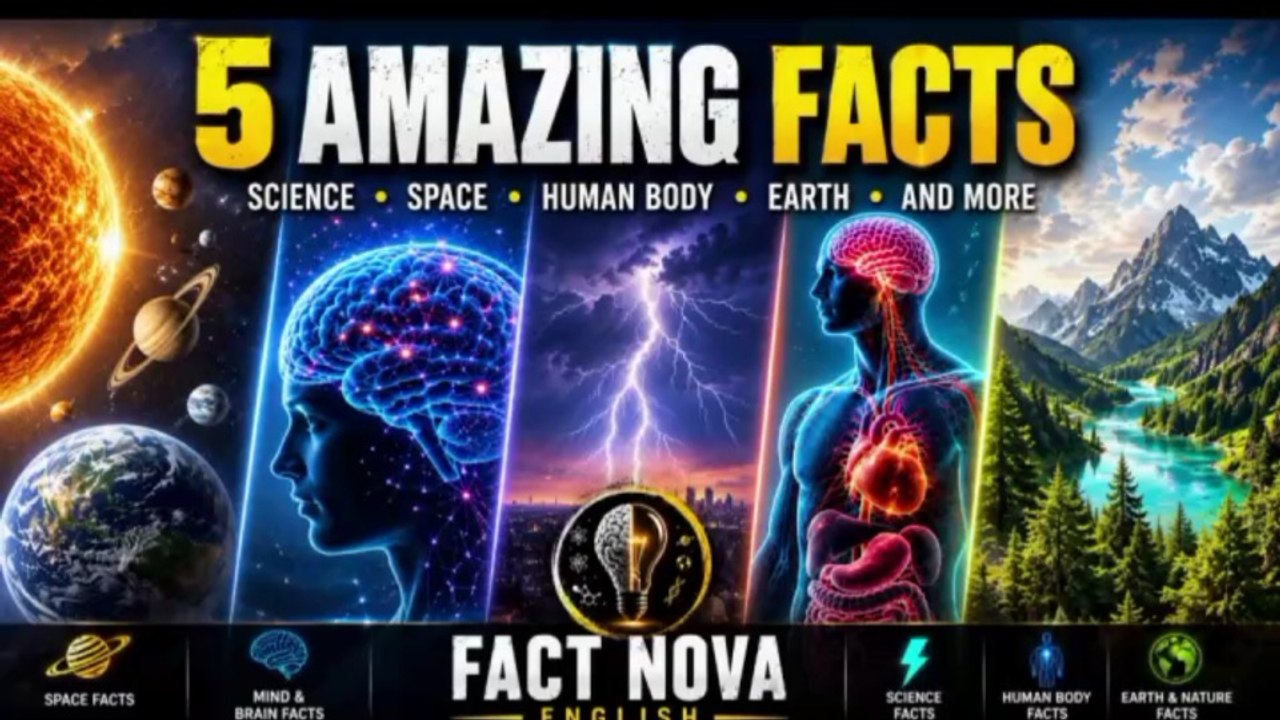 5 Amazing Facts That Will Blow Your Mind! 🤯 | Science, Space & More ...