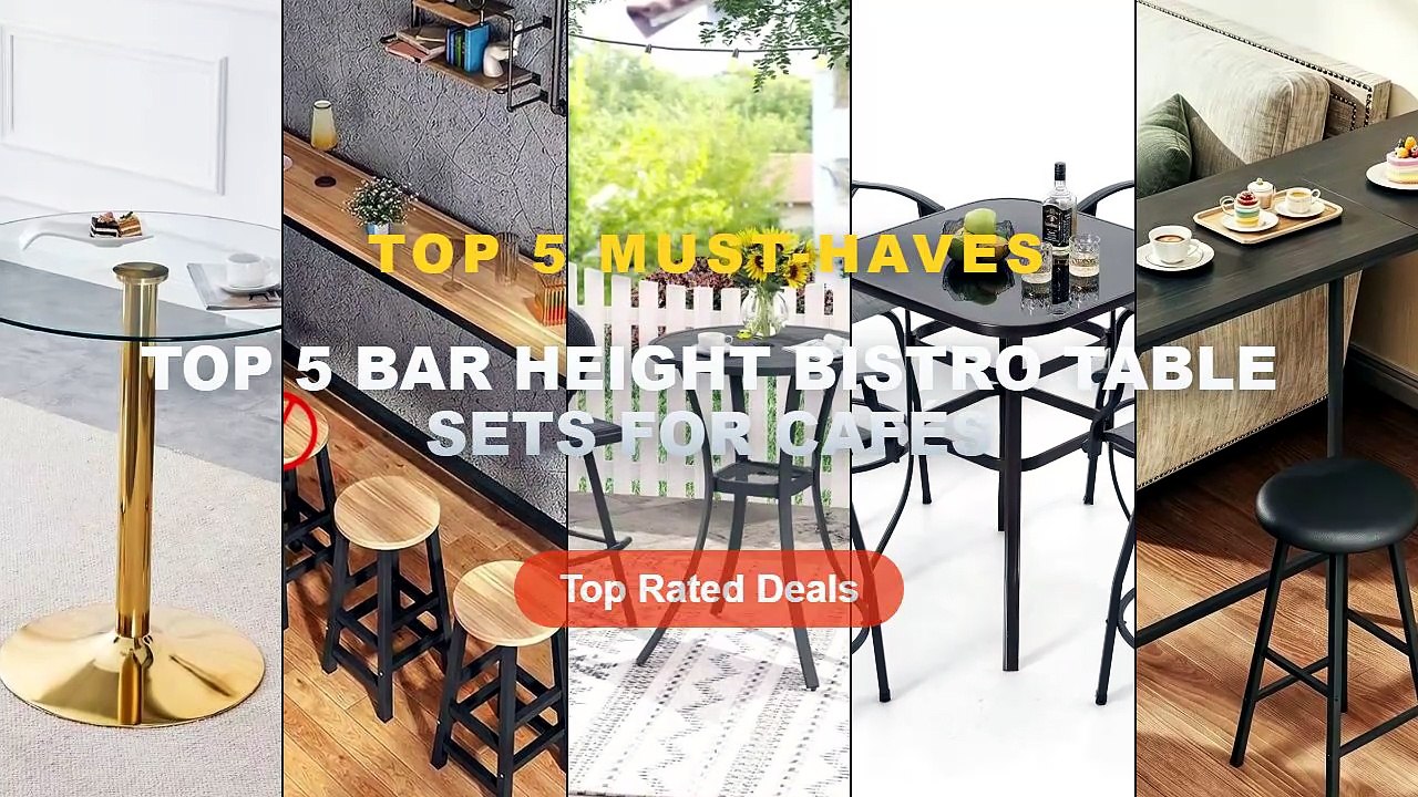 Best Top 5 Bar Height Bistro Table Sets For Cafés on AliExpress ...