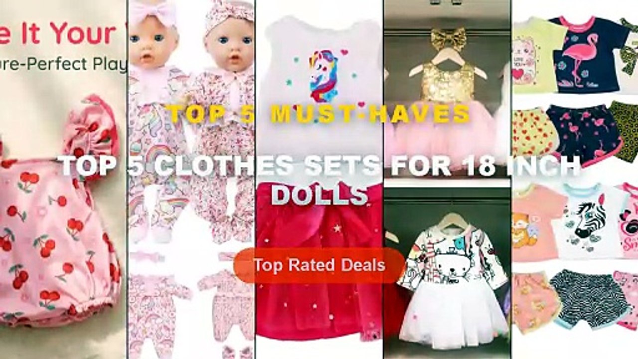 Top 5 Best Top 5 Clothes Sets For 18 Inch Dolls (Must Have!) - Handmade ...