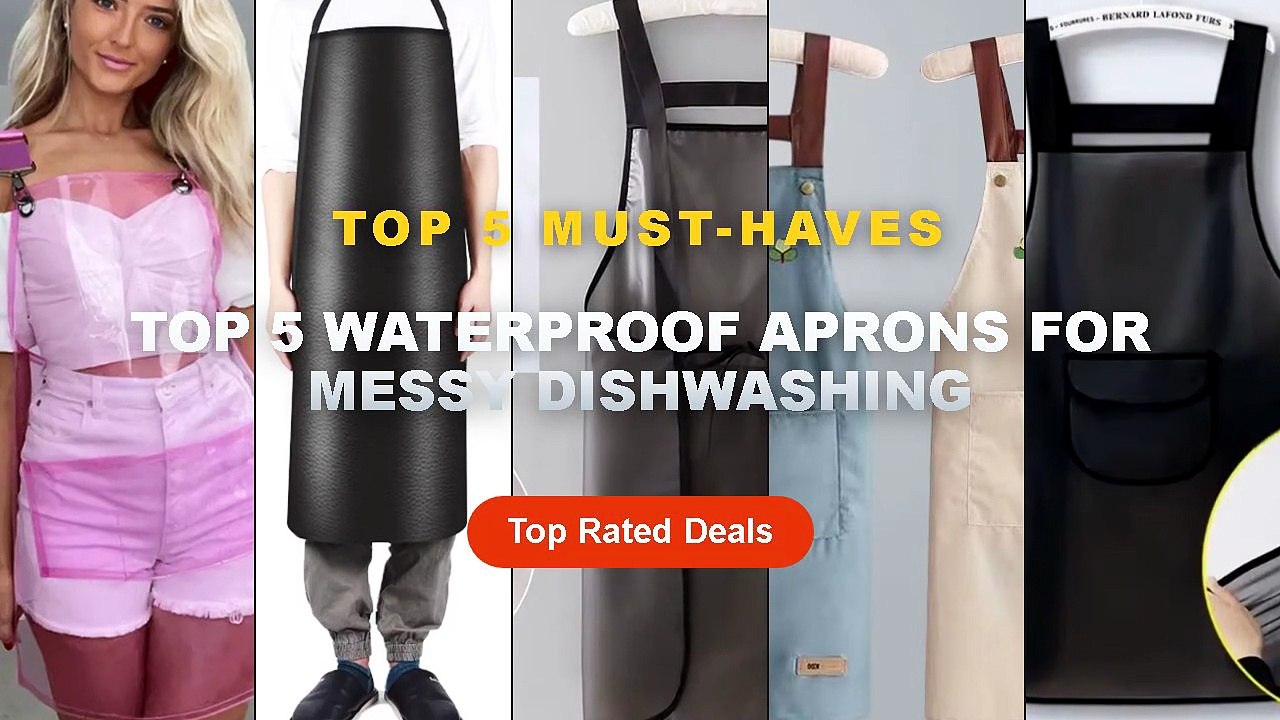 Top 5 Best Top 5 Waterproof Aprons For Messy Dishwashing (Must Have ...