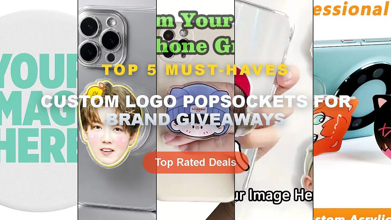 Top 5 Best Custom Logo PopSockets For Brand Giveaways (Must Have ...
