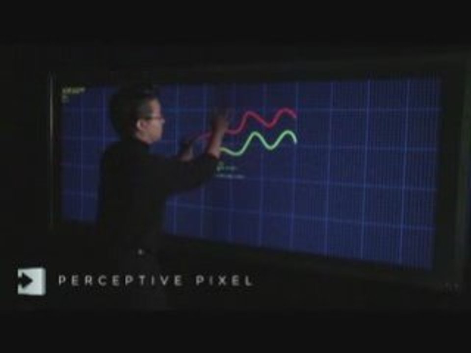 Perceptive Pixel - Ecran tactile - Vidéo Dailymotion