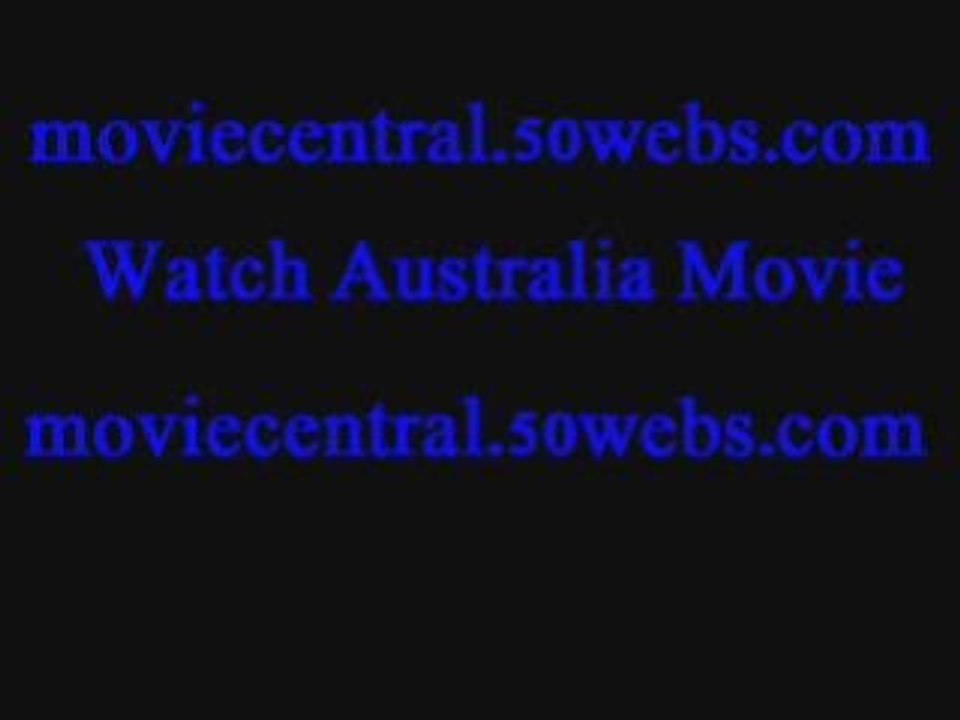 Watch Australia Movie Online For Free - video Dailymotion