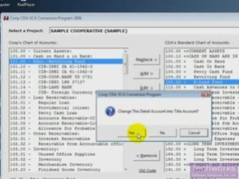 CDA Standard Chart of Accounts Conversion Program - video Dailymotion