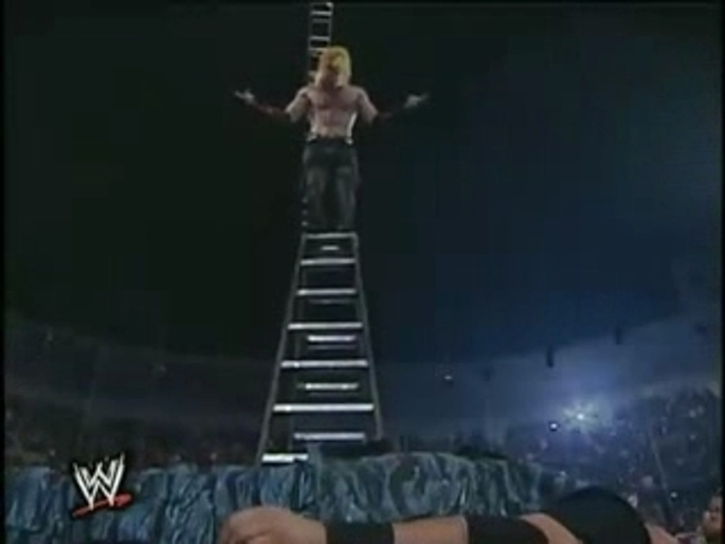 Wwe Jeff Hardy Swanton Bomb On Randy Orton