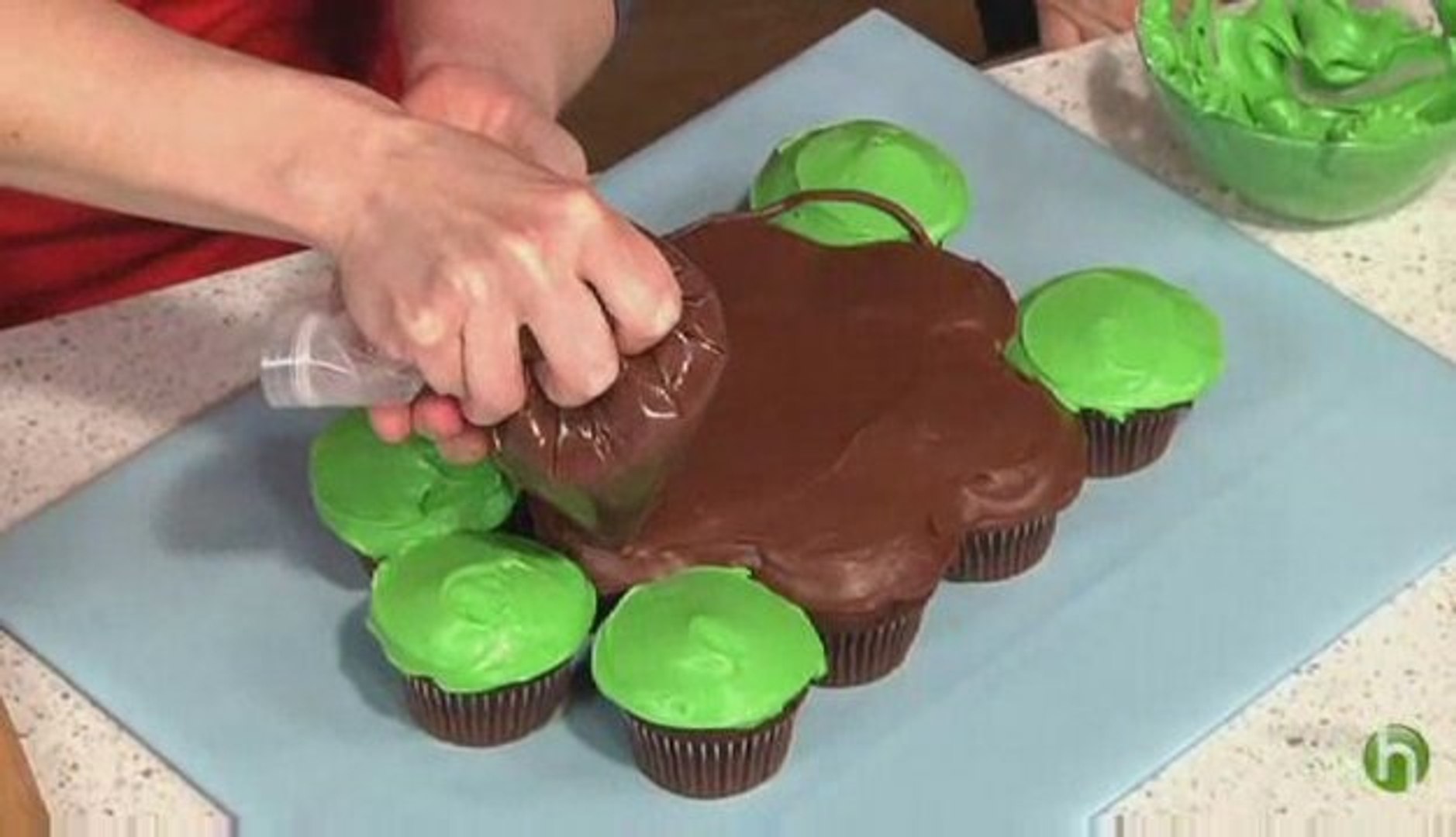 Make A Ninja Turtle Cupcakes